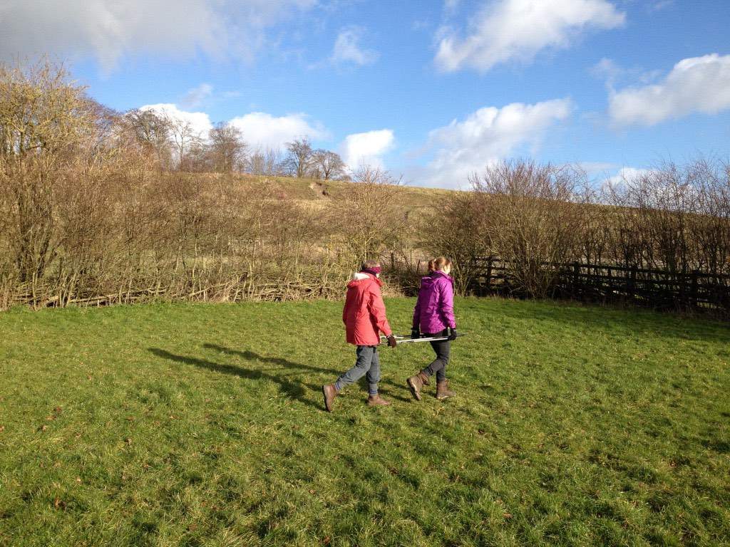 The calm between the storms - Nordic walking at Wittenham Clumps
